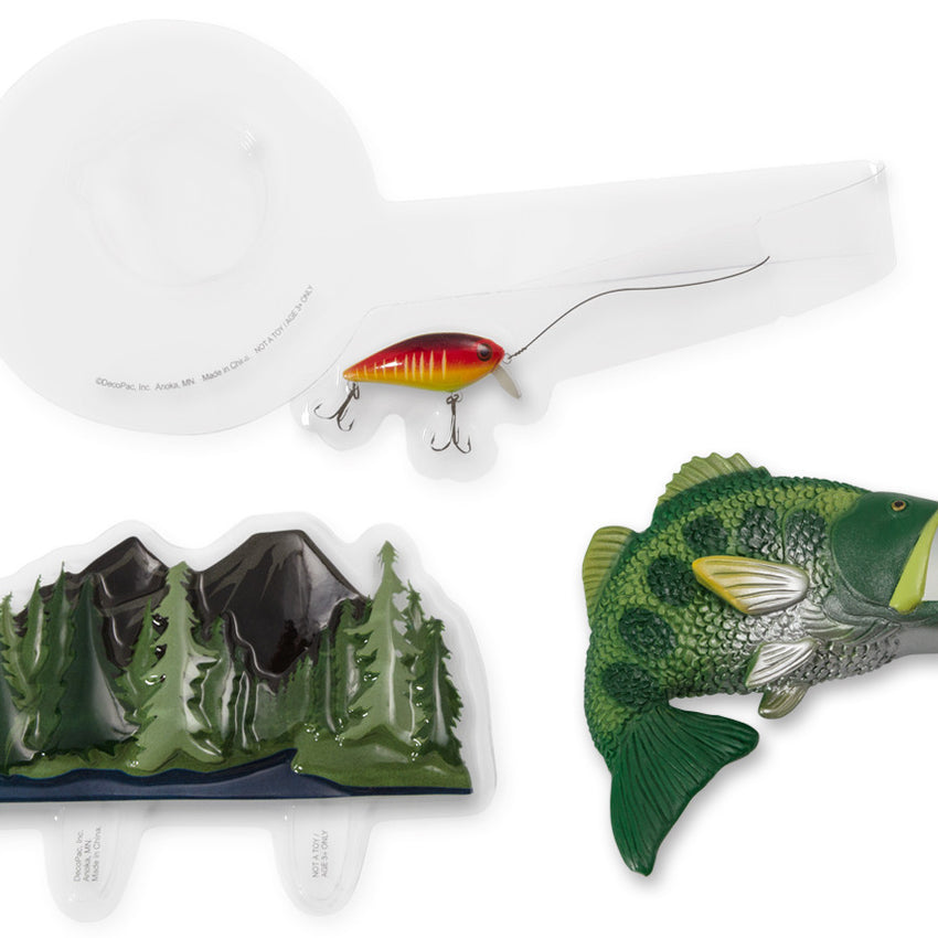 Bass Fishing Cake Topper Kit – Party Shop Emporium