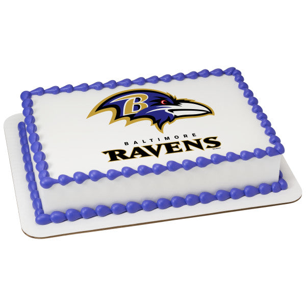 Baltimore Ravens Edible Image Cake Topper – Party Shop Emporium